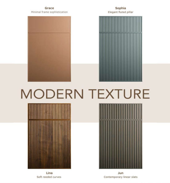 Introducing New Modern Texture Door Styles - Bentwood Kitchens ...